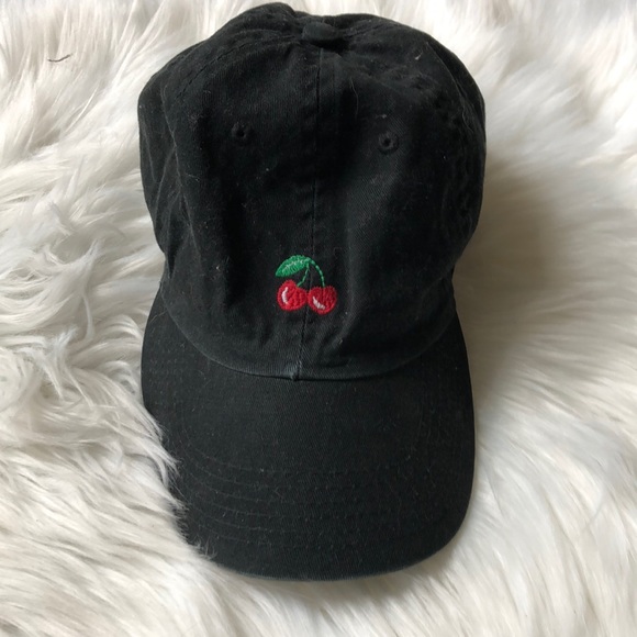 Brandy Melville | Accessories | Brandy Melville Cherry Baseball Cap One ...